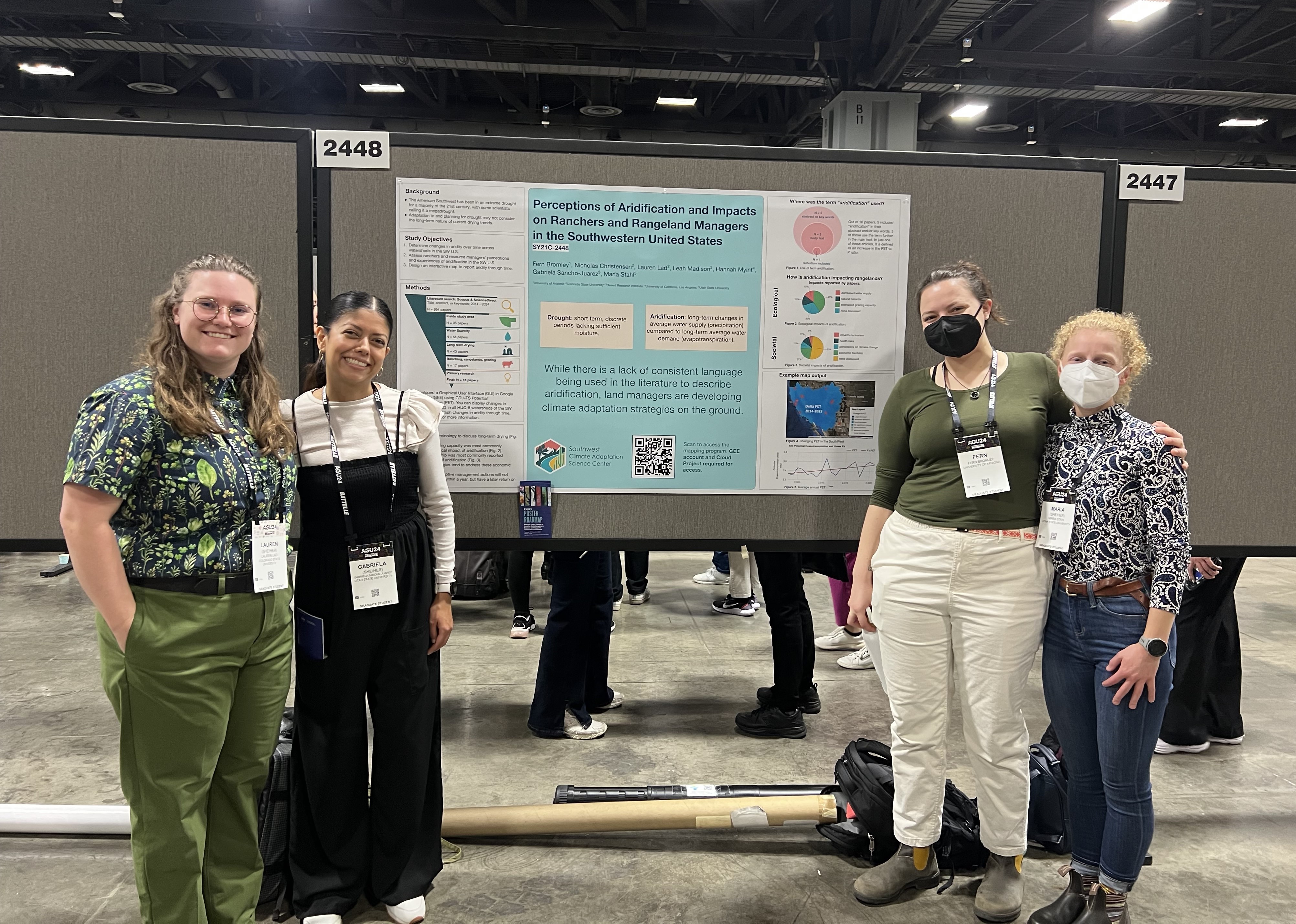 Celebrating the SW CASC NRWD Fellows at AGU 2024 | Southwest Climate Adaptation Science Center ...